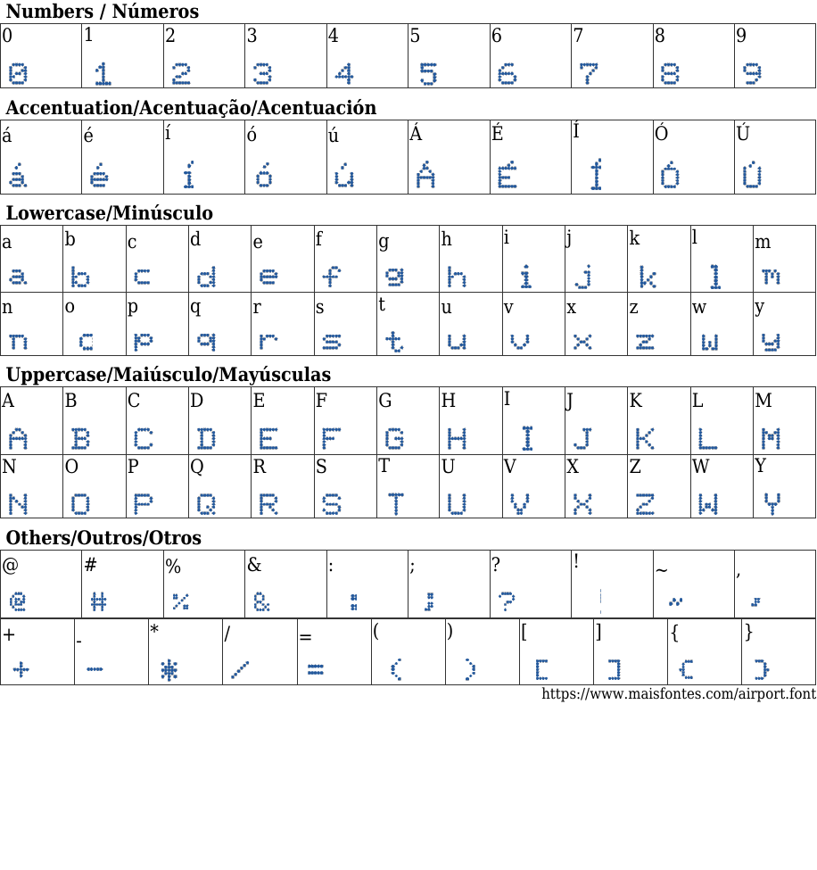 Airport: Free Font Download | MaisFontes