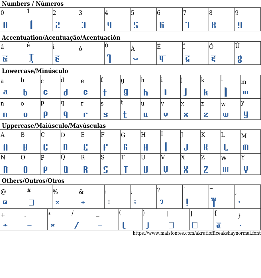 AkrutiOffice Akshay Normal: Free Font Download | MaisFontes