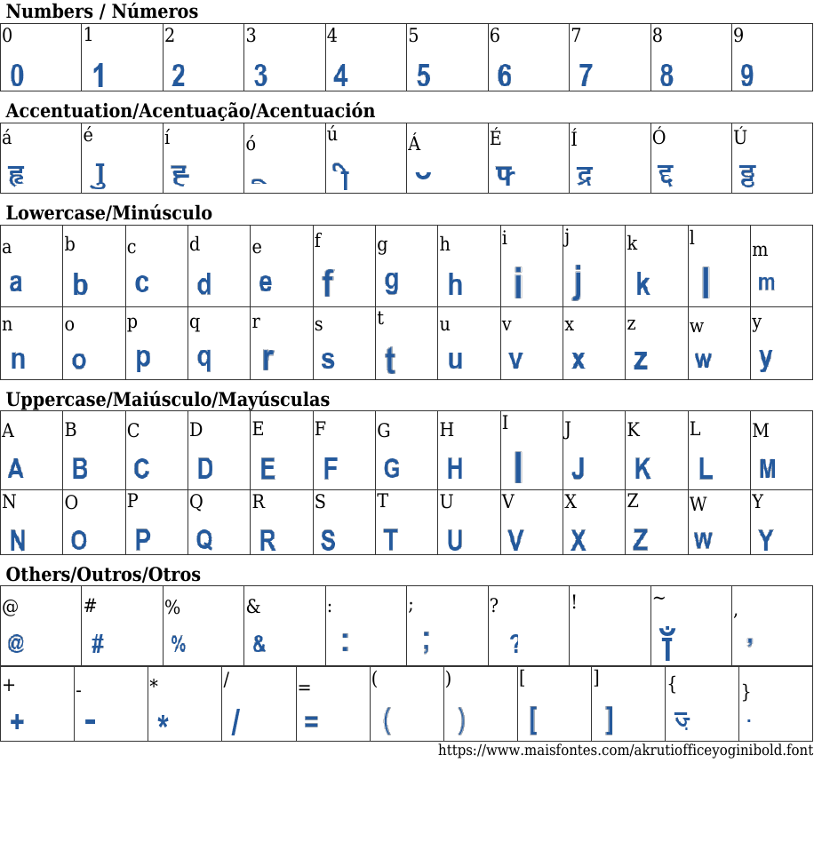 AkrutiOffice Yogini Bold: Free Font Download | MaisFontes