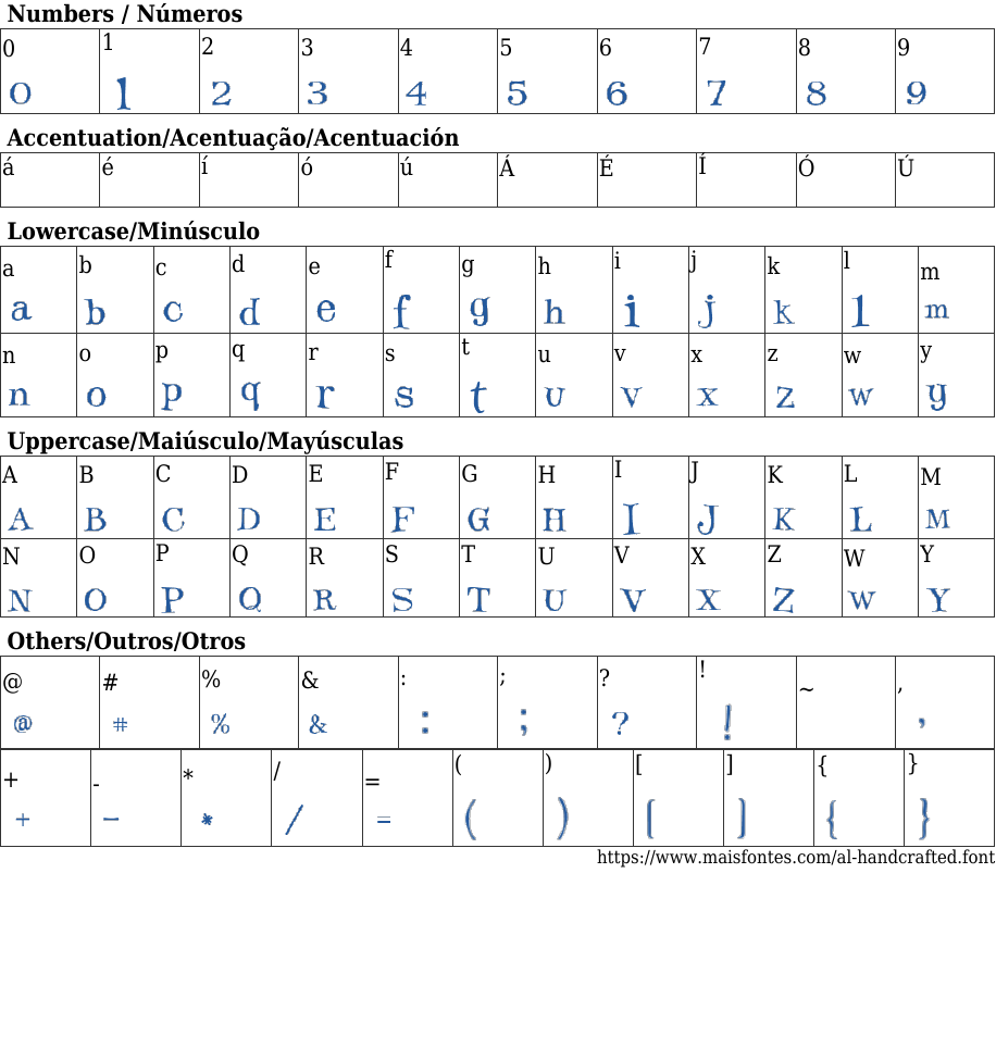 AL Handcrafted: Baixar Fonte Grátis | MaisFontes