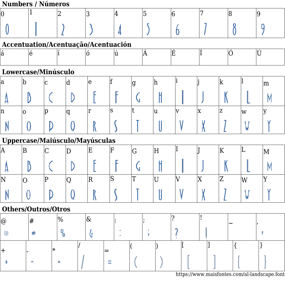 AL Landscape: Baixar Fonte Grátis | MaisFontes