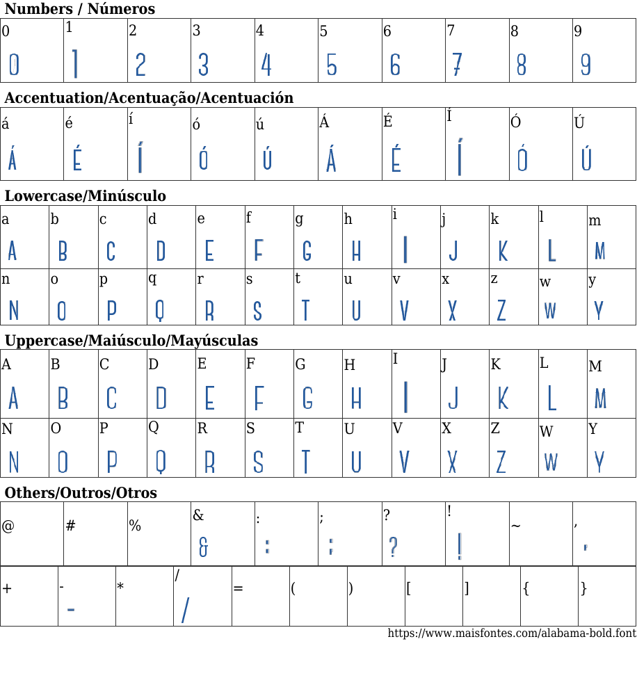 Alabama Bold: Baixar Fonte Grátis | MaisFontes