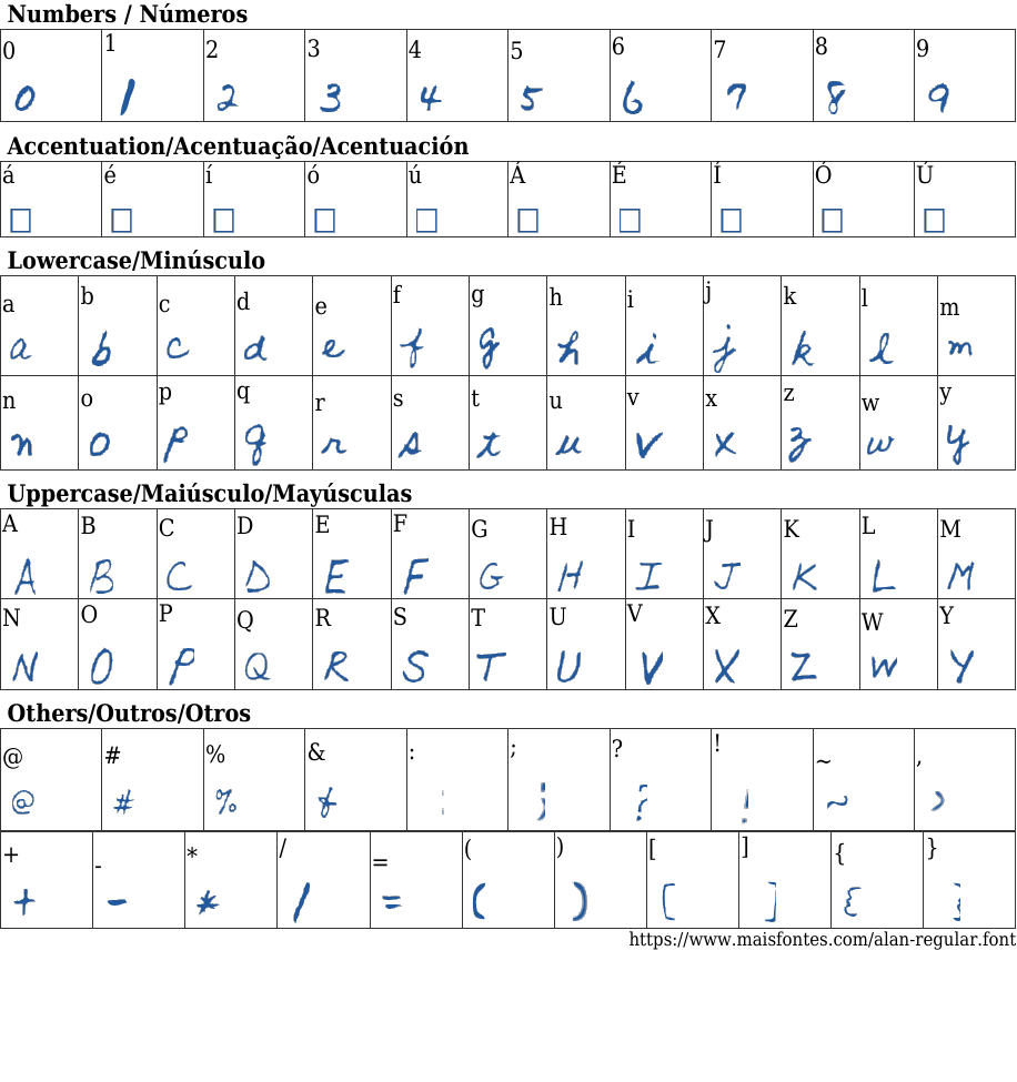 Alan Regular Font: Free Download | MaisFontes