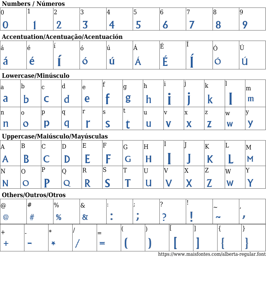 Alberta Regular: Free Font Download | MaisFontes