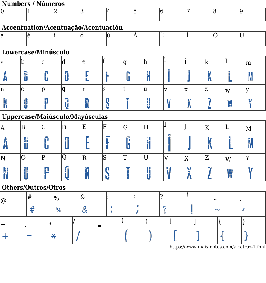 ALCATRAZ Caps Font: Free Download | MaisFontes
