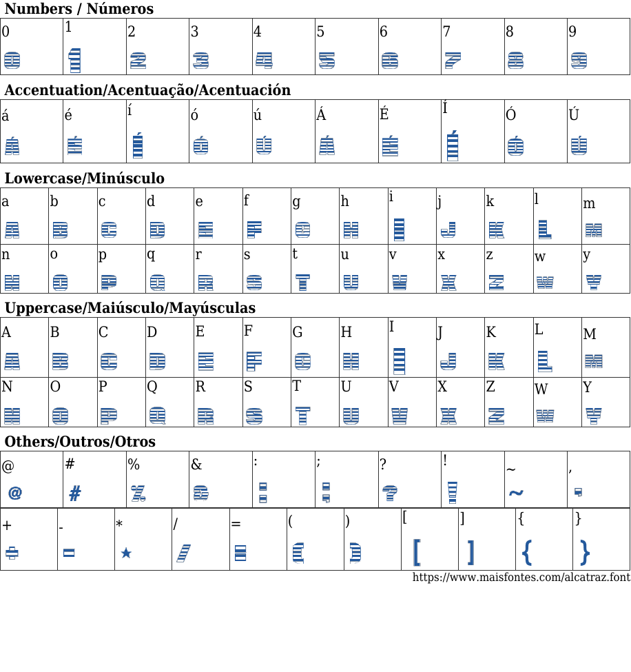 Alcatraz: Free Font Download | MaisFontes