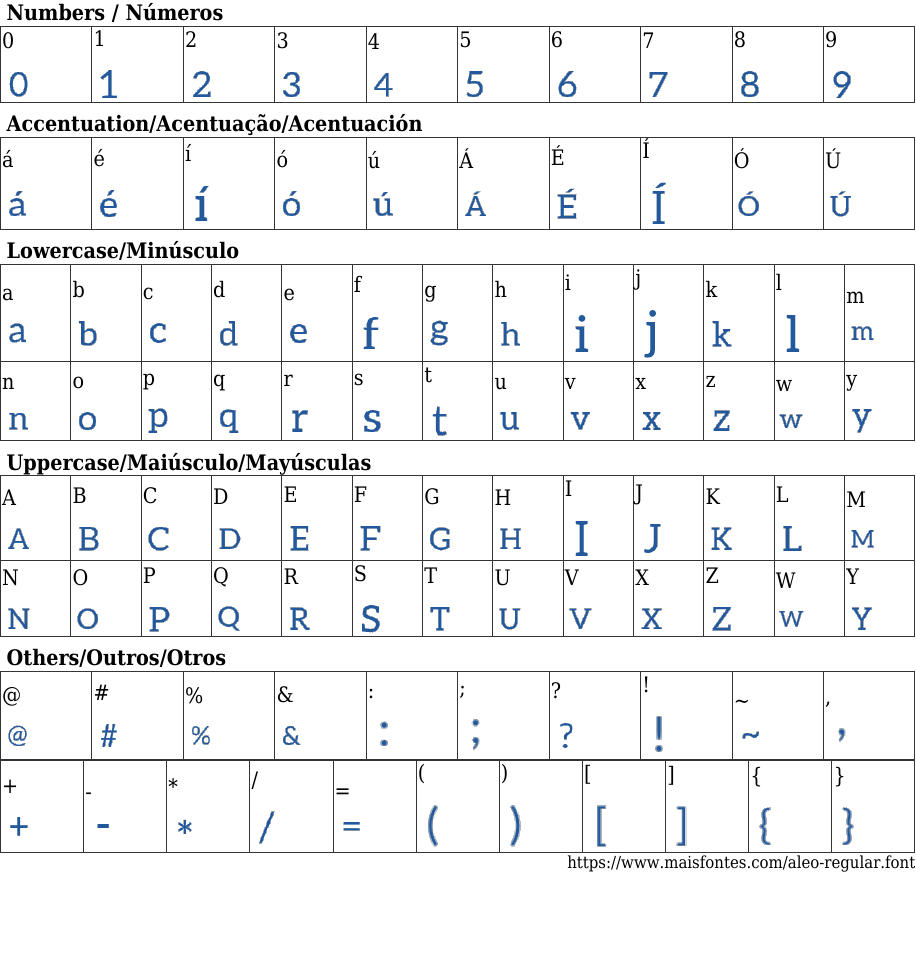 Aleo Regular: Free Font Download | MaisFontes