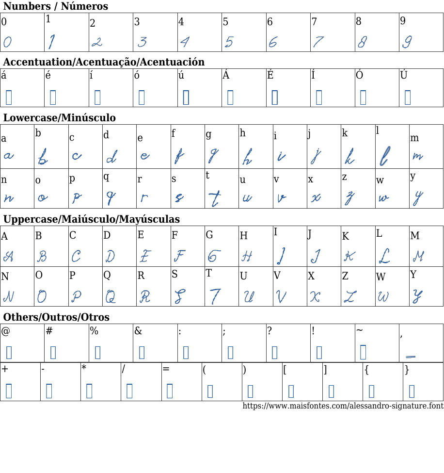 Alessandro Signature: Baixar Fonte Grátis | MaisFontes
