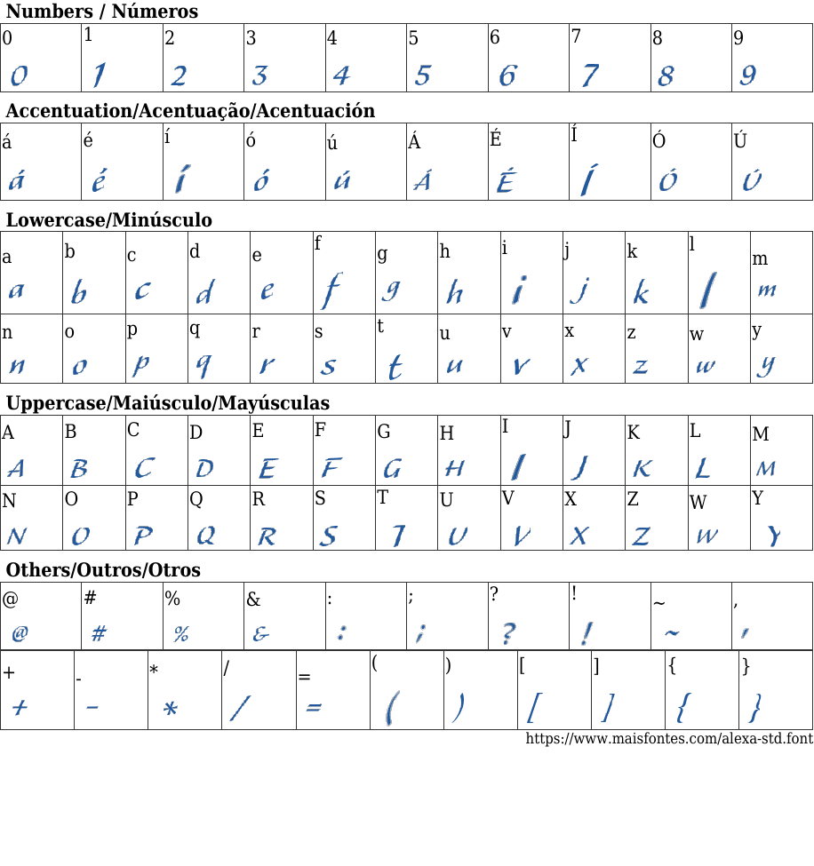 Alexa Std Font: Free Download | MaisFontes