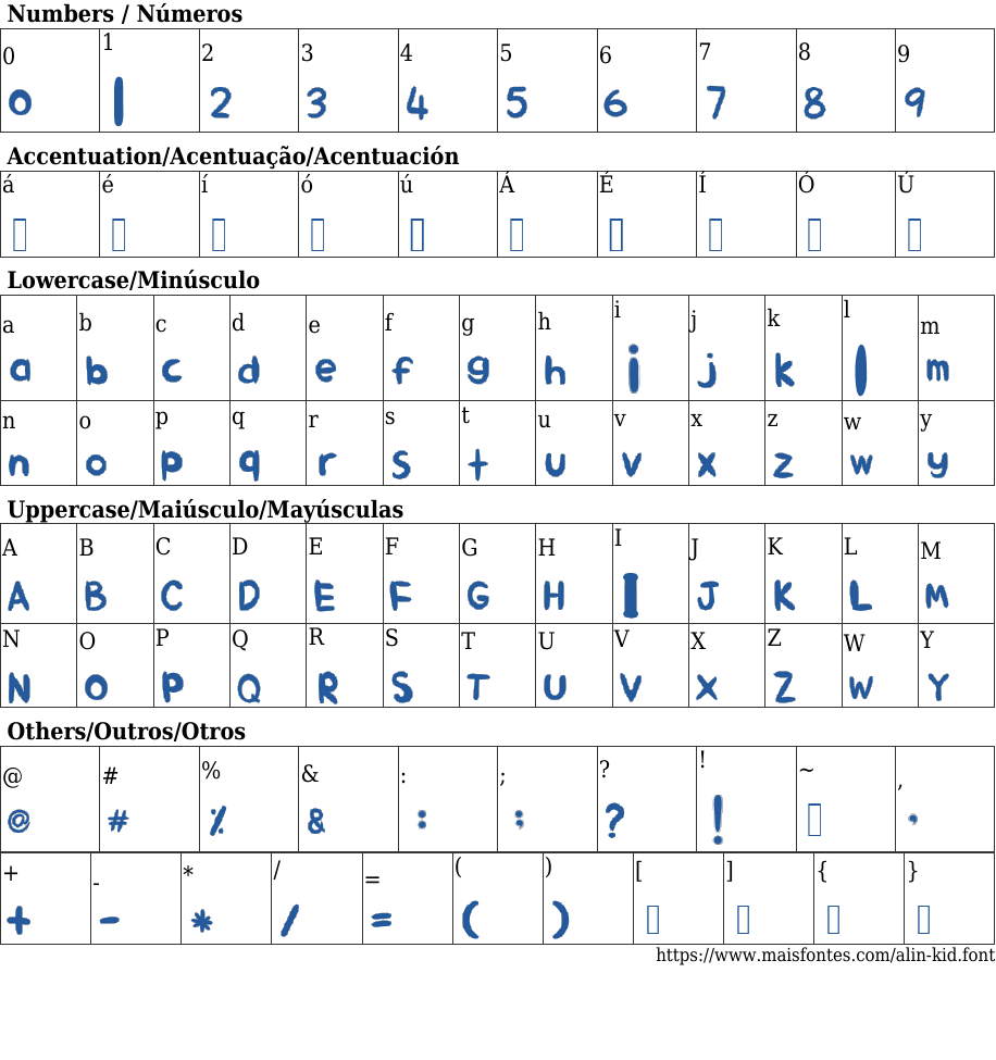 ALIN KID: Baixar Fonte Grátis | MaisFontes