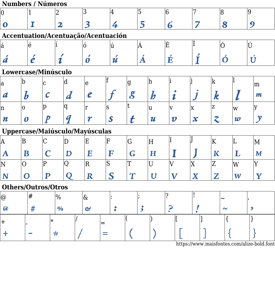 Alize Bold Font: Free Download | MaisFontes