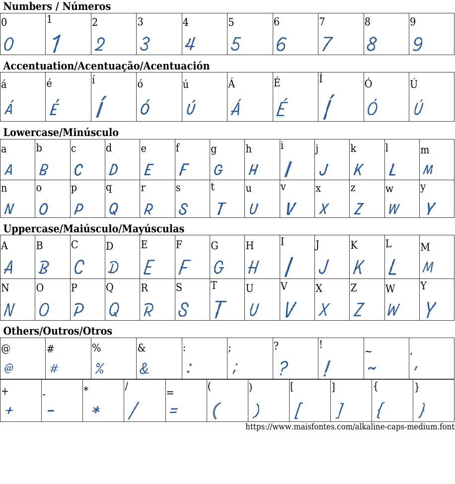 Alkaline Caps Medium: Free Font Download | MaisFontes