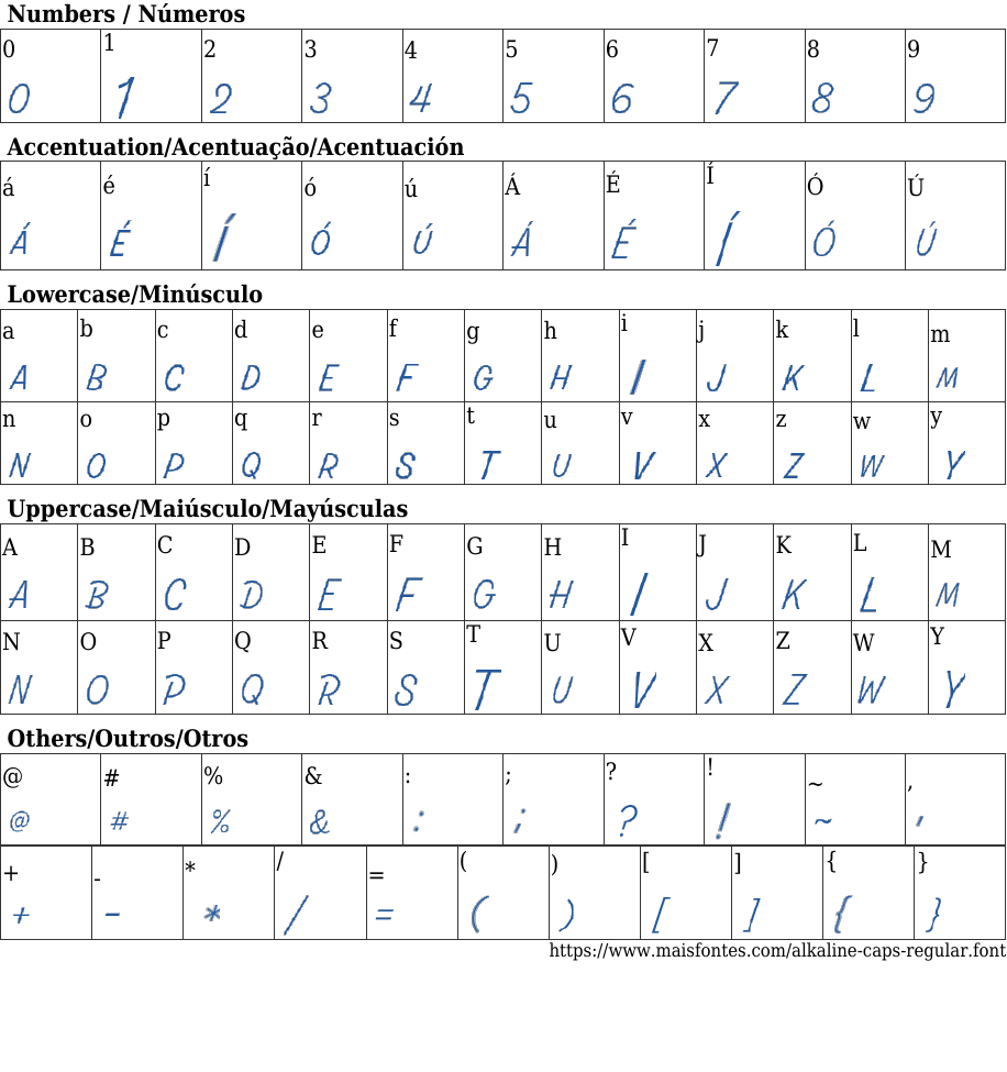 Alkaline Caps Regular Font: Free Download | MaisFontes