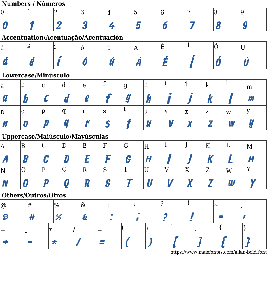 Allan Bold: Free Font Download | MaisFontes