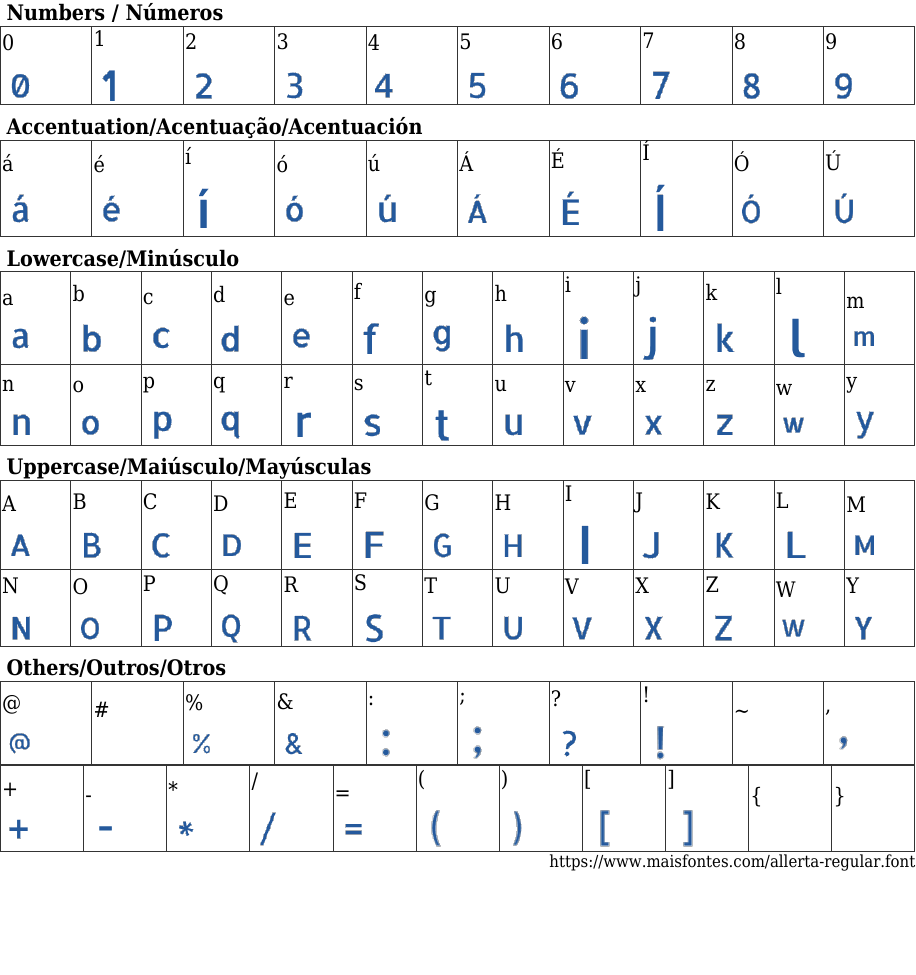 Allerta Regular Font: Free Download | MaisFontes
