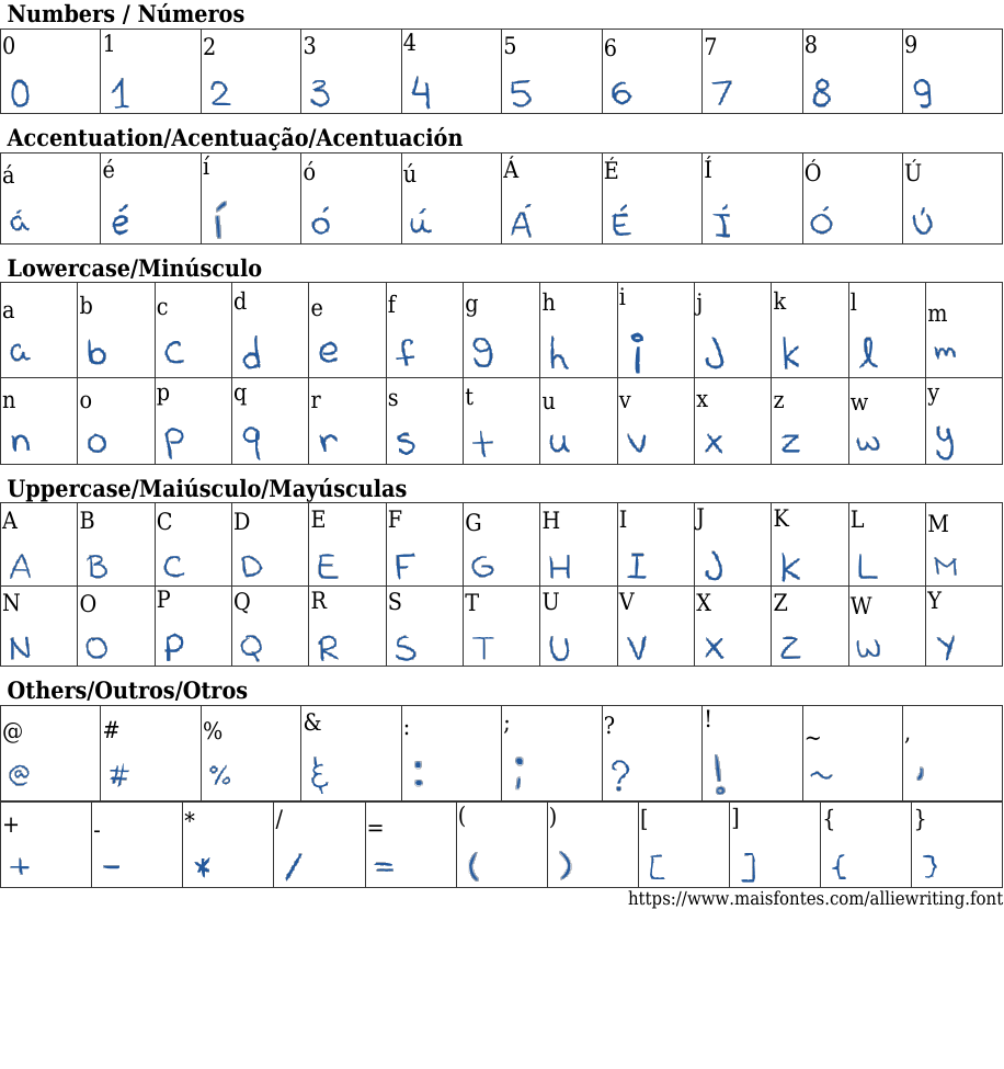 Alliewriting: Baixar Fonte Grátis | MaisFontes