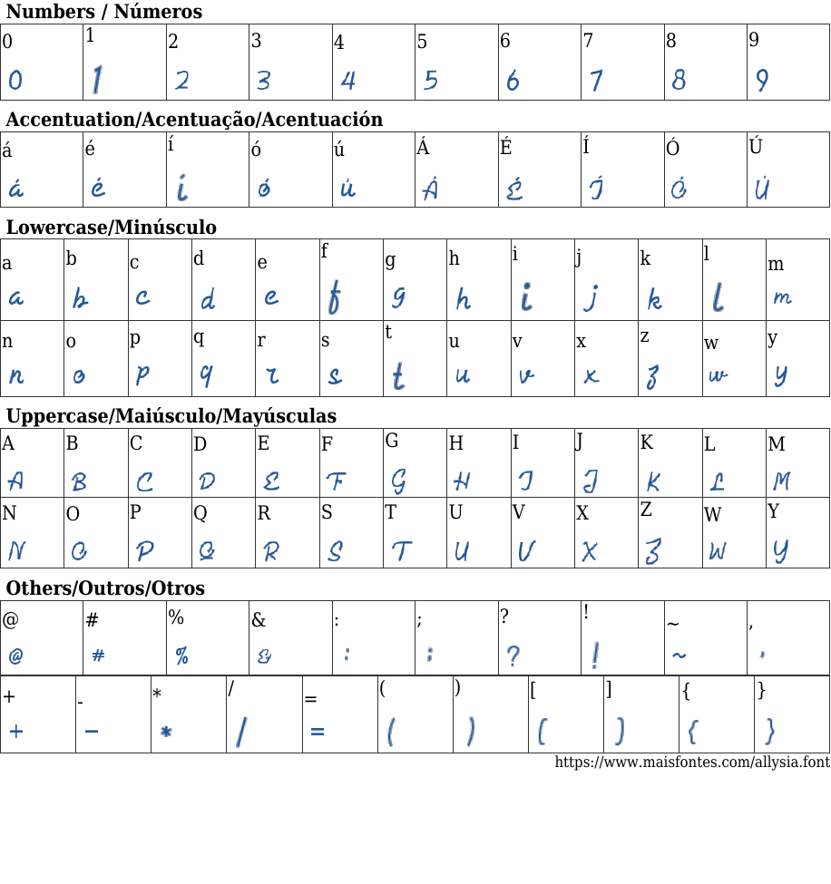 Allysia: Baixar Fonte Grátis | MaisFontes