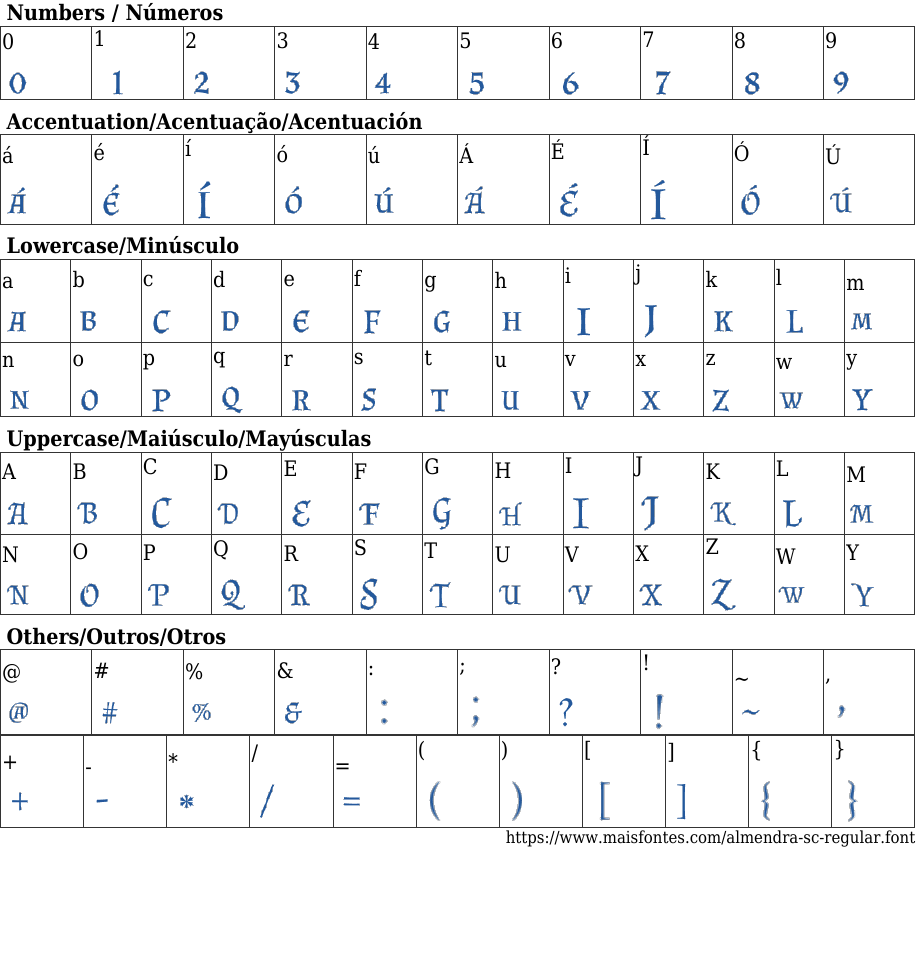Almendra SC Regular: Baixar Fonte Grátis | MaisFontes