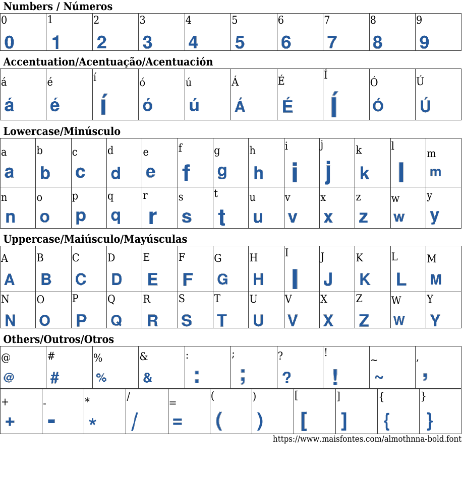 AlMothnna Bold: Free Font Download | MaisFontes