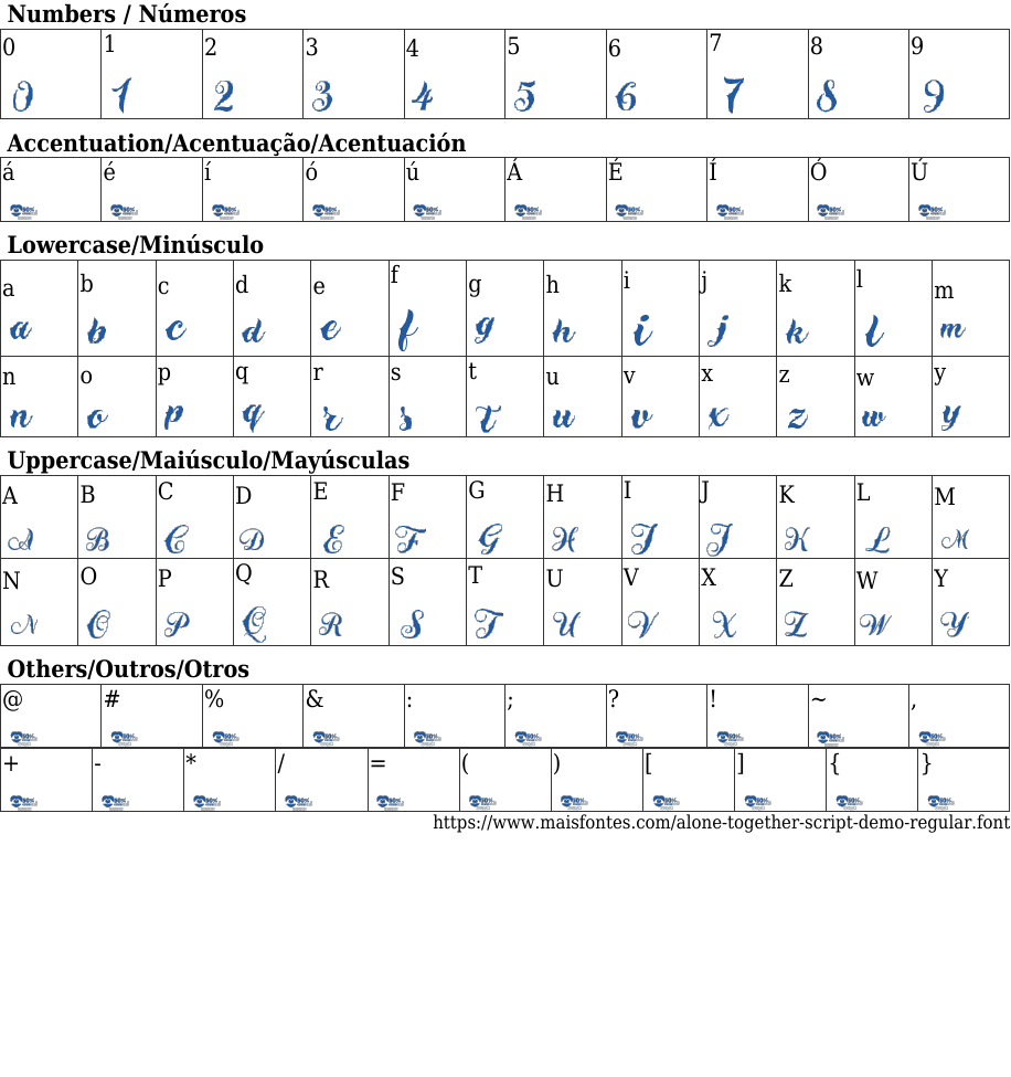 Alone Together Script Regular: Baixar Fonte Grátis | MaisFontes