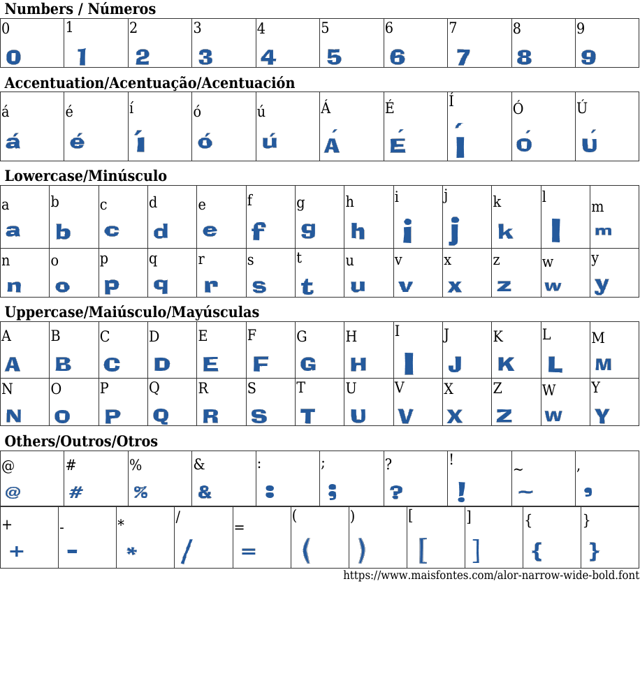 Alor Narrow Wide Bold: Free Font Download | MaisFontes