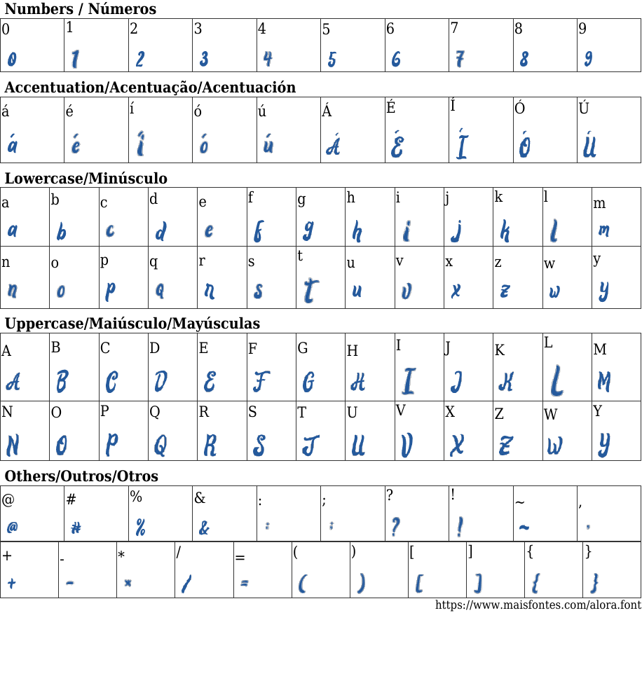 Alora Font: Free Download | MaisFontes