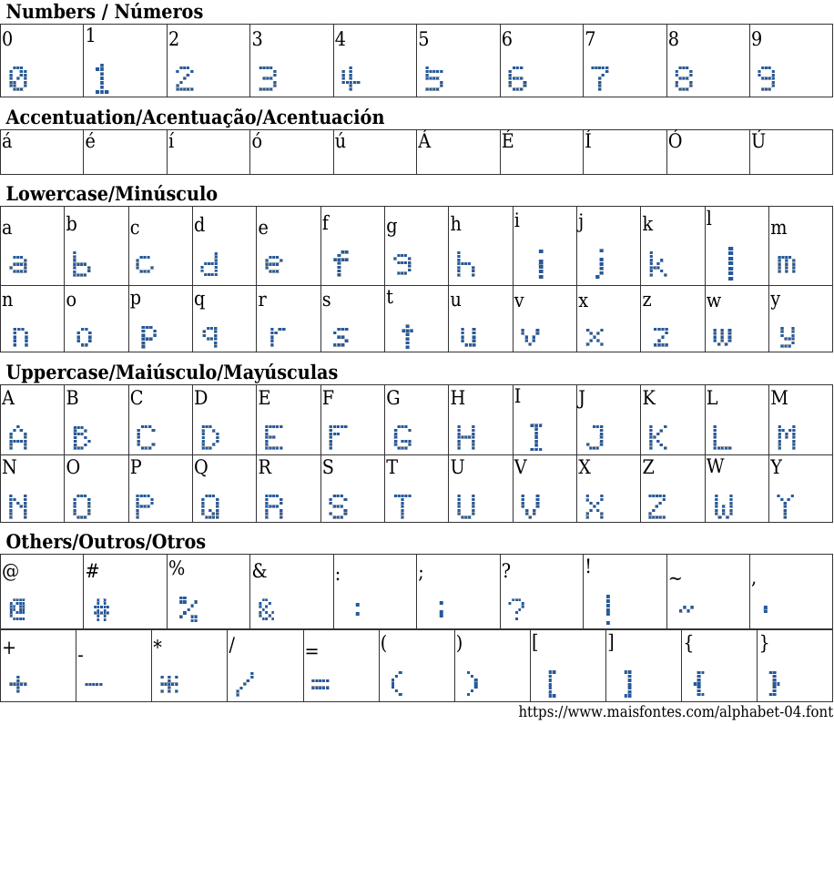 Alphabet 04: Free Font Download | MaisFontes