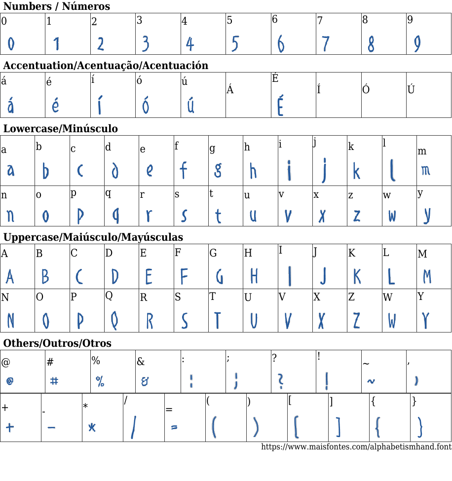 Alphabetism Hand: Free Font Download | MaisFontes