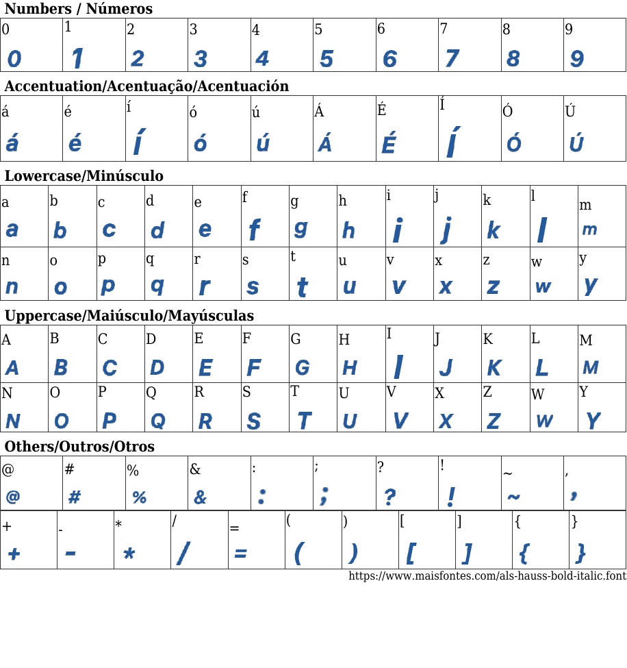 ALS Hauss Bold Italic: Free Font Download | MaisFontes