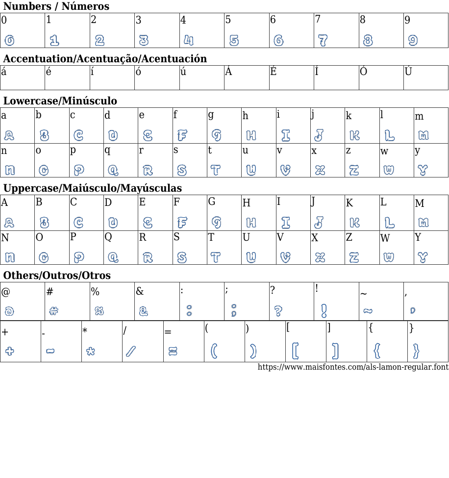 ALS Lamon Regular: Download Free Font | MaisFontes