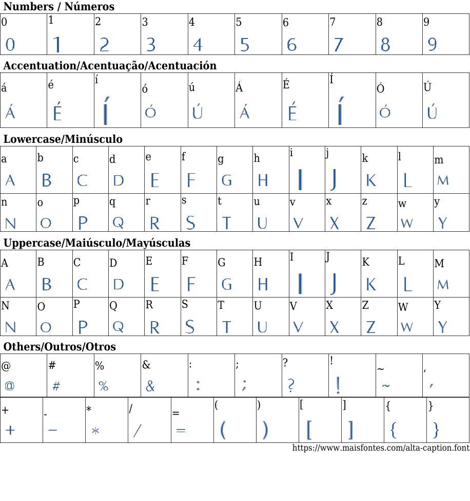 Alta Caption: Free Font Download | MaisFontes