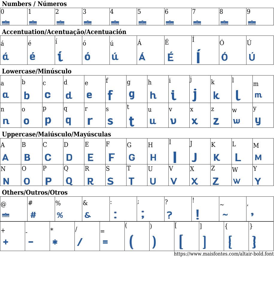 Altair Bold Font: Free Download | MaisFontes