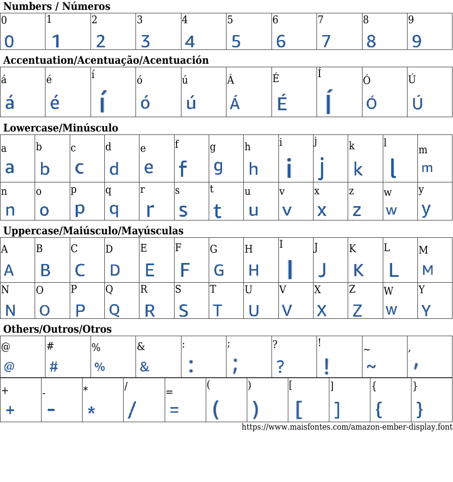 Amazon Ember Display: Baixar Fonte Grátis | MaisFontes