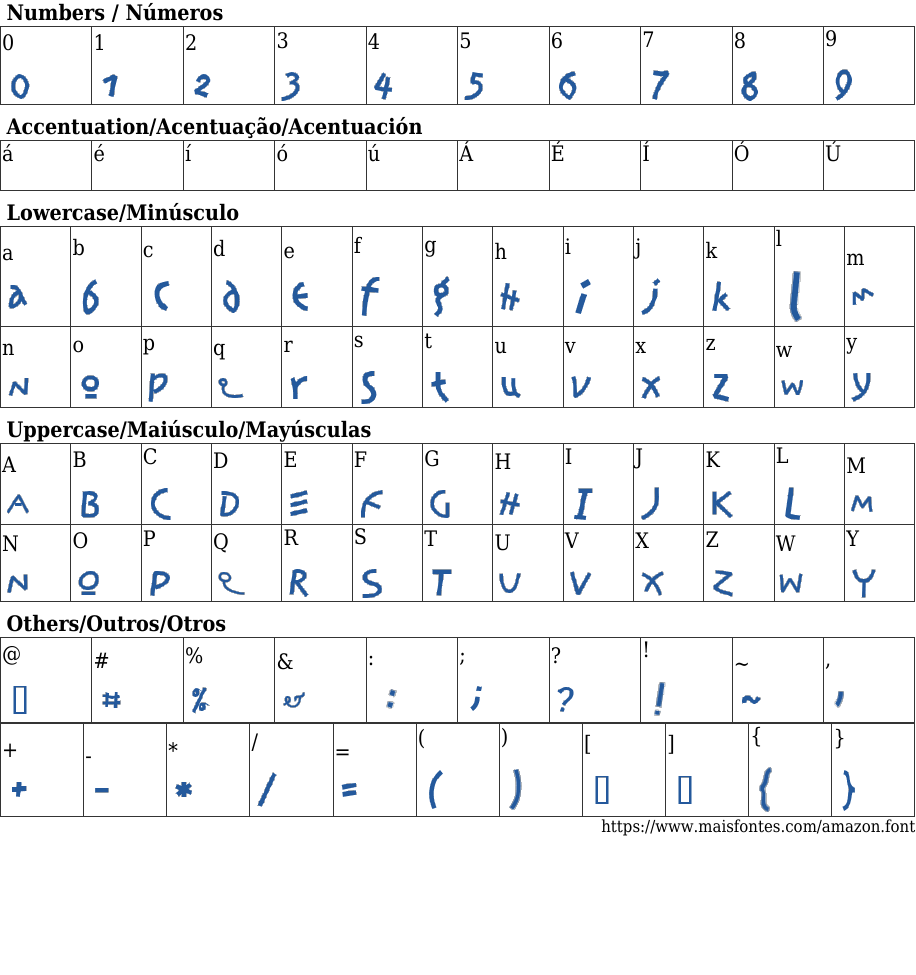 Amazon: Free Font Download | MaisFontes