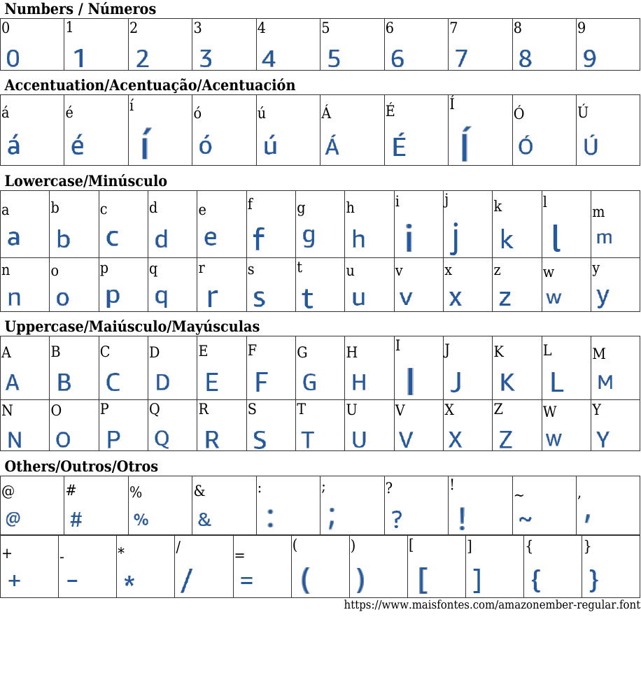 Amazon Ember Regular：免费字体下载 | MaisFontes
