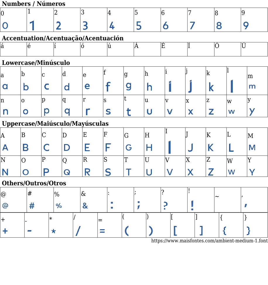 Ambient Design Medium: Free Font Download | MaisFontes