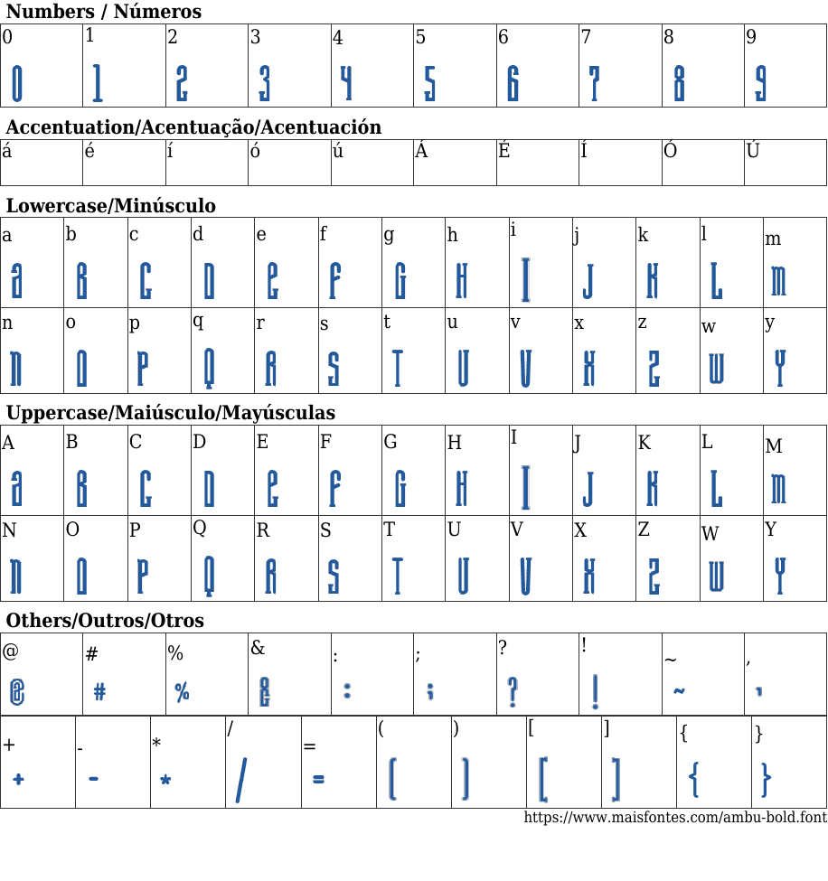 Ambu Bold: Free Font Download | MaisFontes
