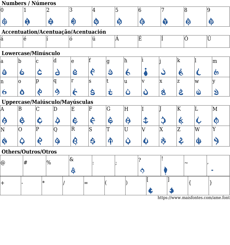 AME: Free Font Download | MaisFontes