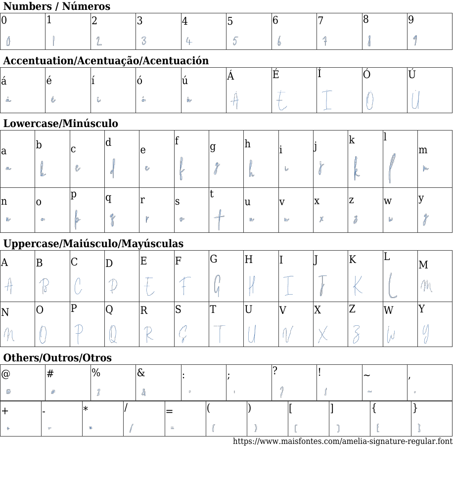 Amelia Signature Regular: Free Font Download | MaisFontes