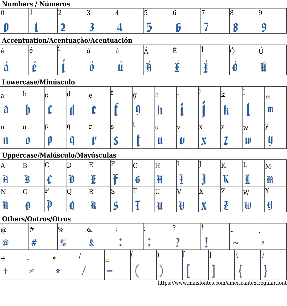 American Text Regular: Free Font Download | MaisFontes