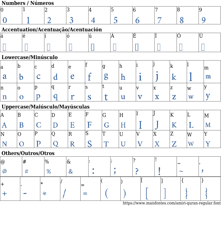 Amiri Quran: Download Free Font | MaisFontes