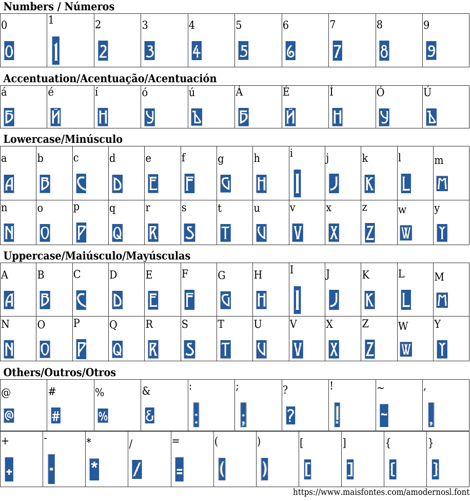 A Moderno Sl Normal: Free Font Download | MaisFontes