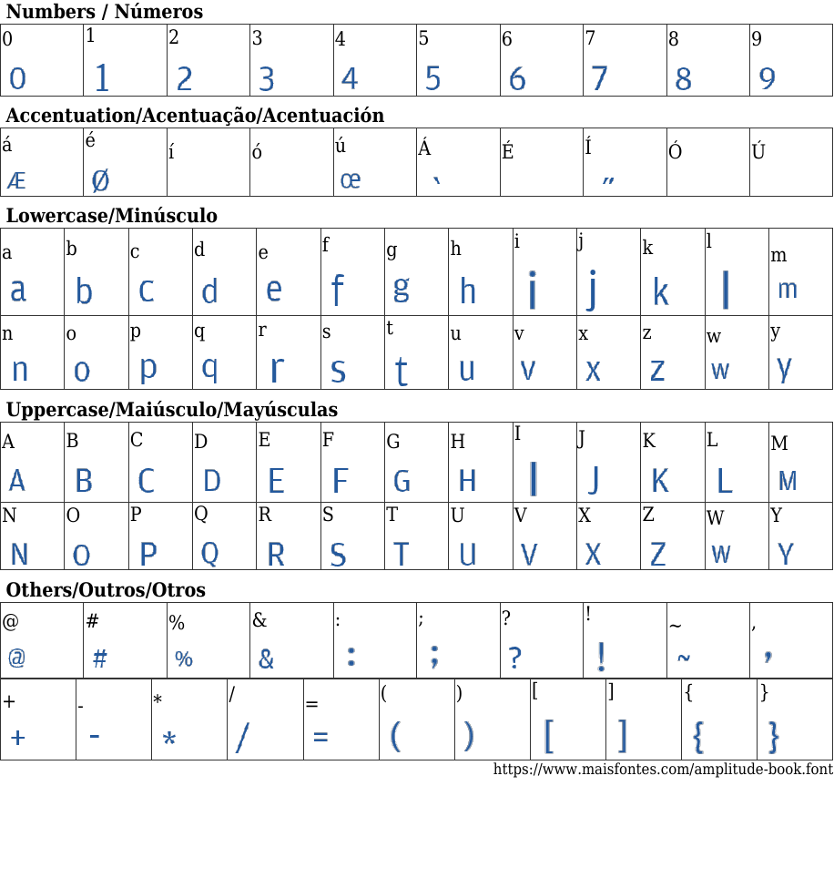 Amplitude Book: Free Font Download | MaisFontes