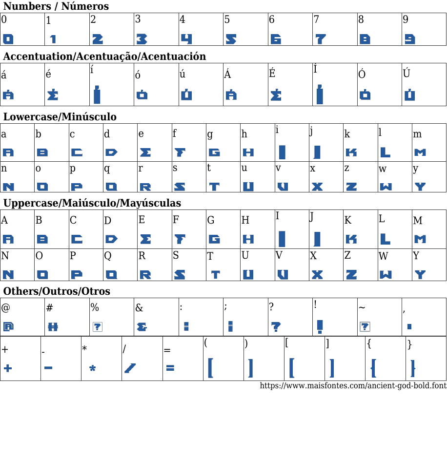 Ancient God Bold: Free Font Download | MaisFontes