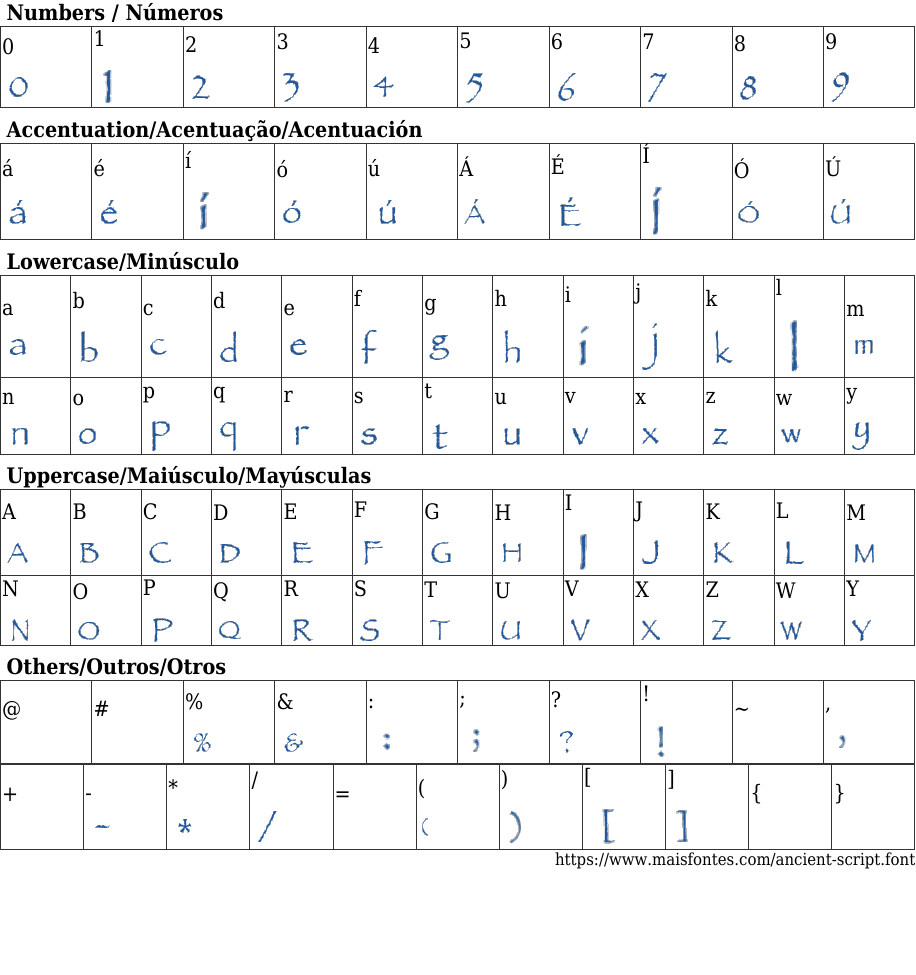 Ancient Script: Free Font Download | MaisFontes