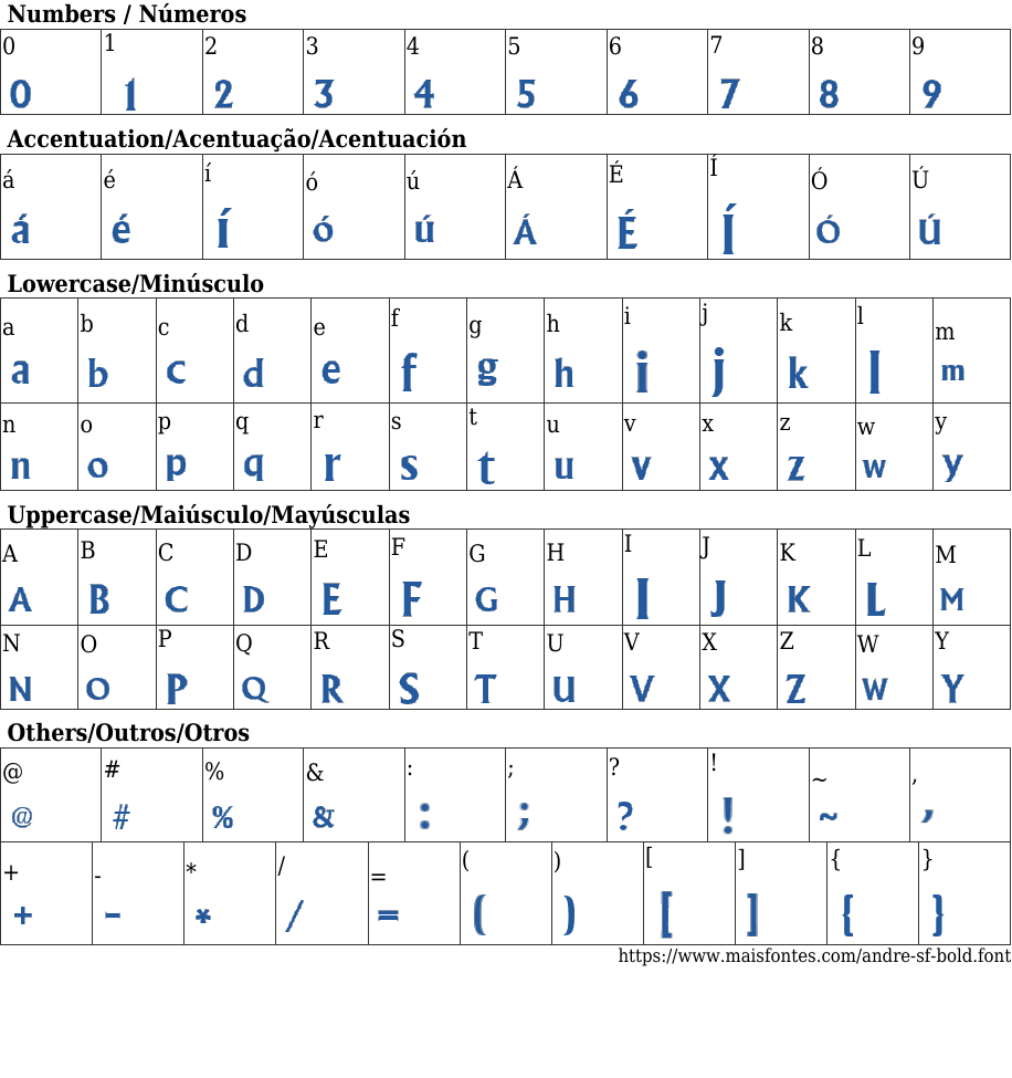 Andre SF Bold: Free Font Download | MaisFontes