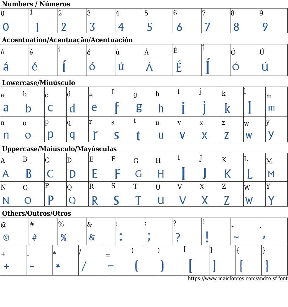 Andre SF Font: Free Download | MaisFontes