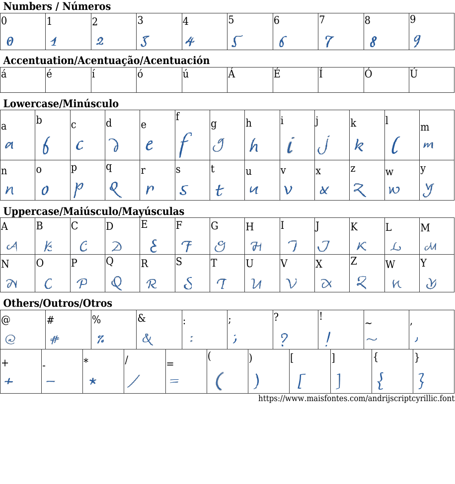 Andrij Script Cyrillic: Free Font Download | MaisFontes