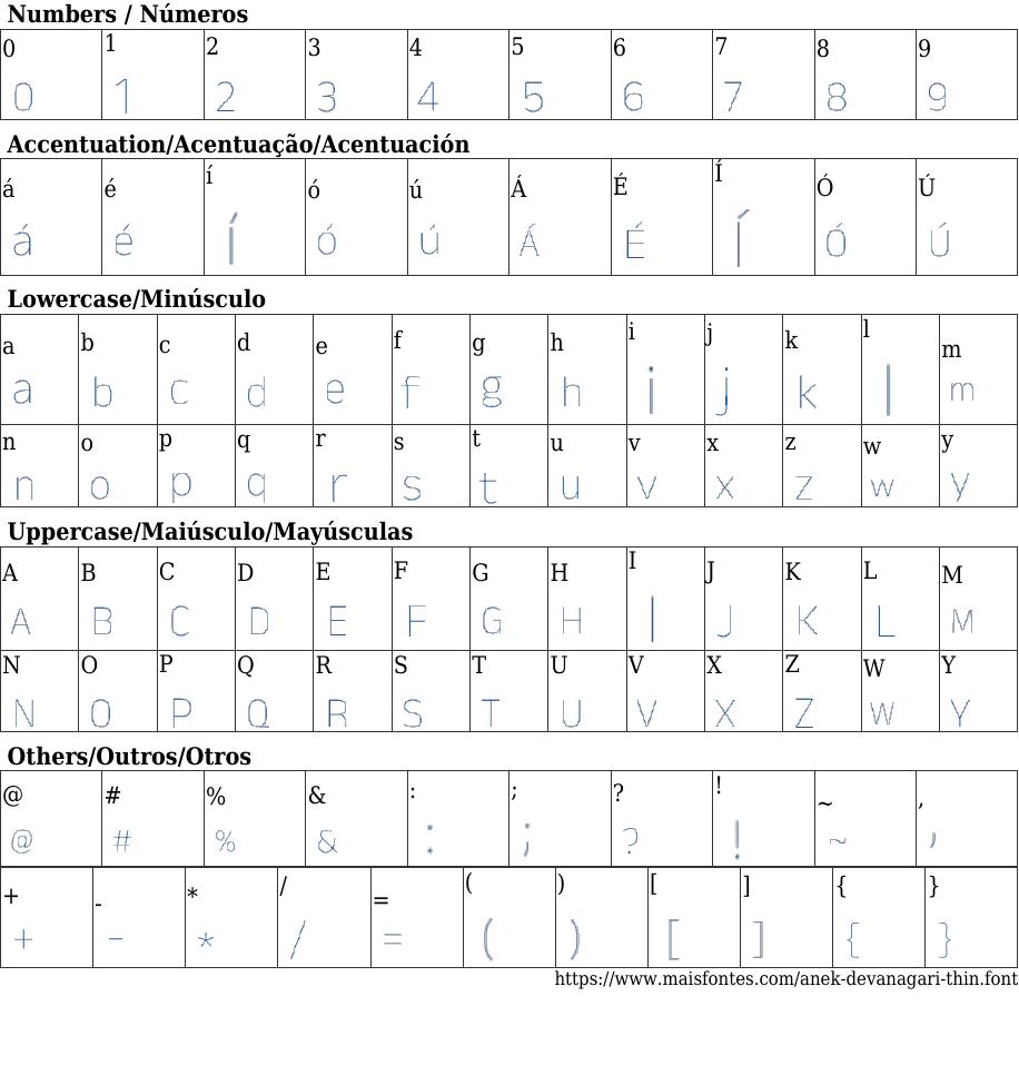 Anek Devanagari Thin Font: Free Download | MaisFontes
