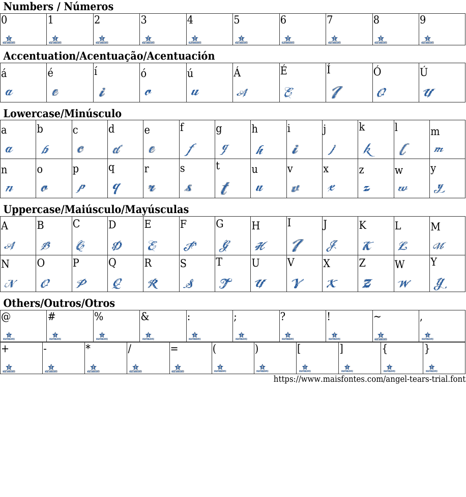 Angel Tears: Free Font Download | MaisFontes